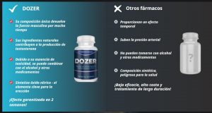 Dozer | Mejora el deseo sexual y la erección | Precio en Mexico